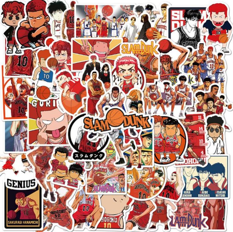 10/68Pcs Slam Dunk Classic Sticker - Slam Dunk Shop