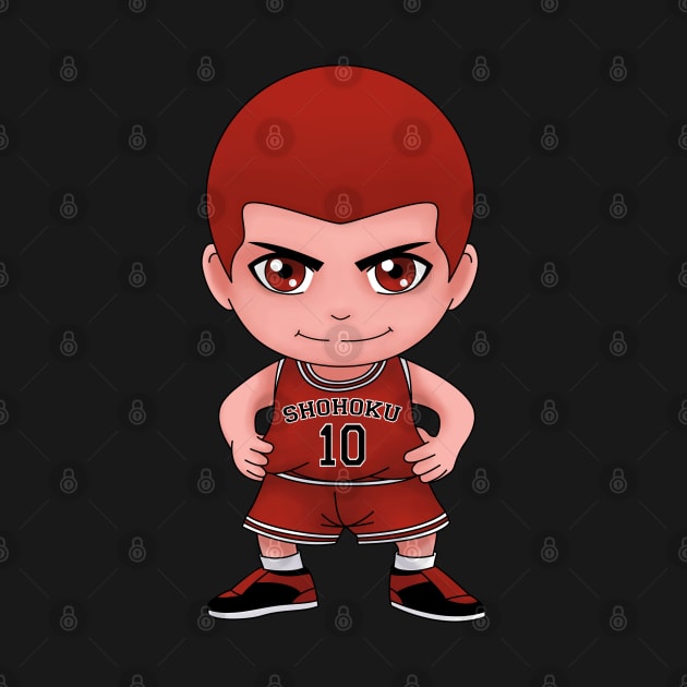 Chibi Hanamichi Slam Dunk Tank Top - Slam Dunk Shop