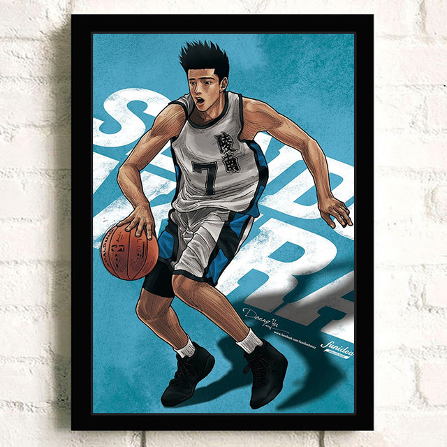 Slam Dunk No 7 Canvas Wallart - Slam Dunk Shop