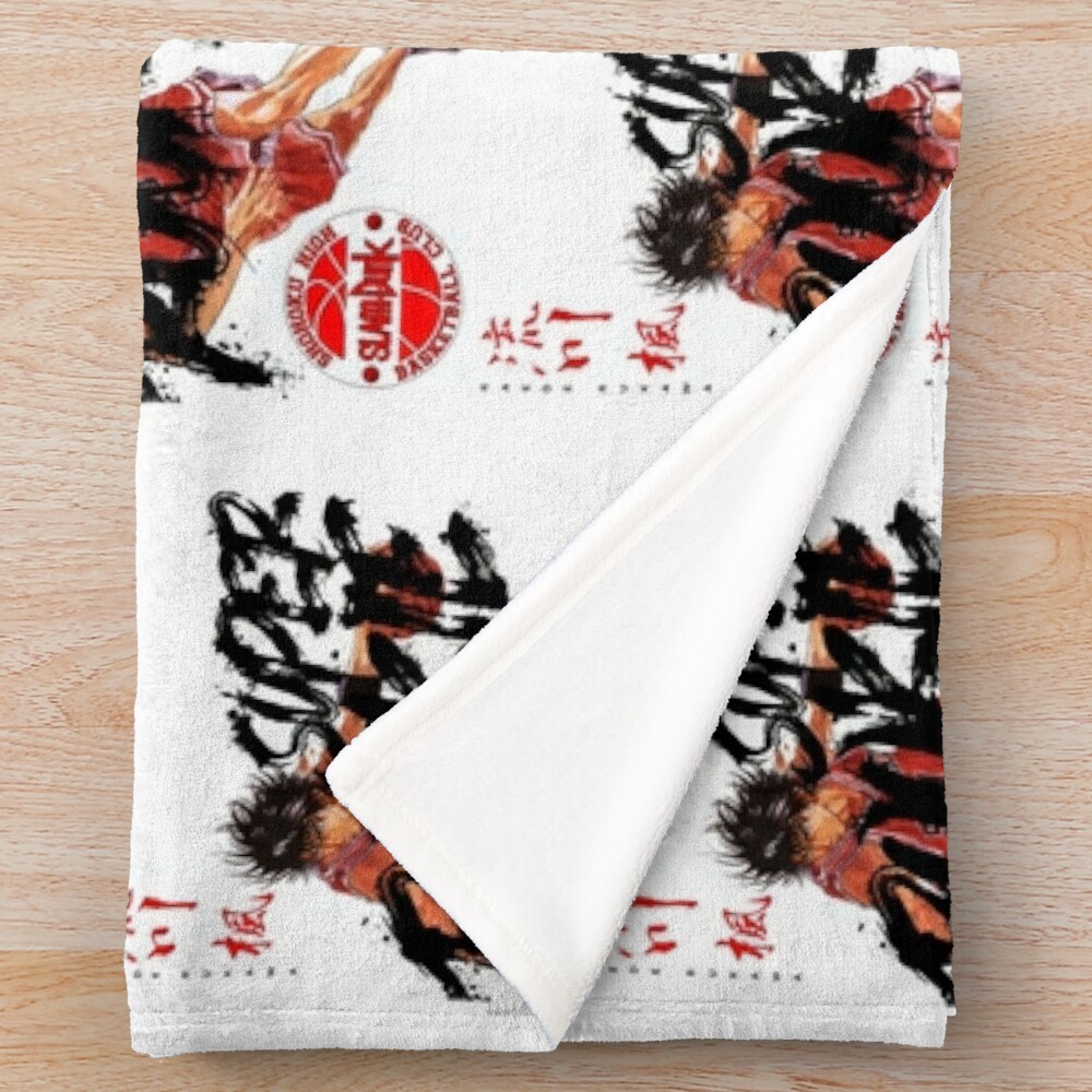 Anime Slam Dunk Rukawa Throw Blanket - Slam Dunk Shop
