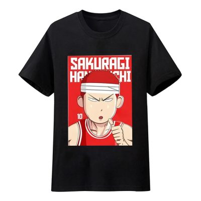 Slam Dunk Sakuragi Hanamichi Kaede Rukawa Tee Anime Pure Tshirt - Slam ...