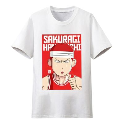 Slam Dunk Sakuragi Hanamichi Kaede Rukawa Tee Anime Pure Tshirt - Slam ...