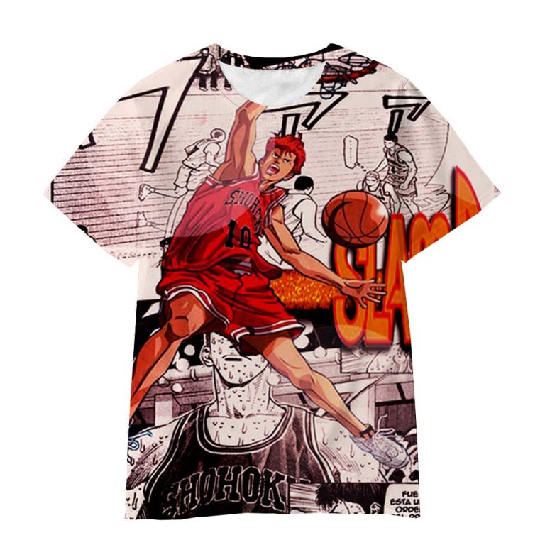 Summer Slam Dunk 3D Print T-shirts - Slam Dunk Shop