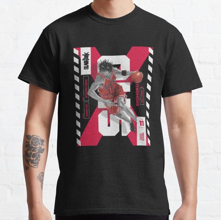 Slamdunk - Kaede Rukawa (Shohoku) T-Shirt - Slam Dunk Shop
