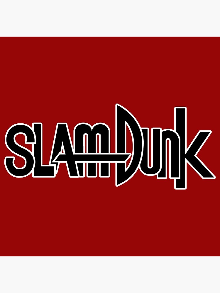 White Stroke Black Letter Slam Dunk Poster - Slam Dunk Shop